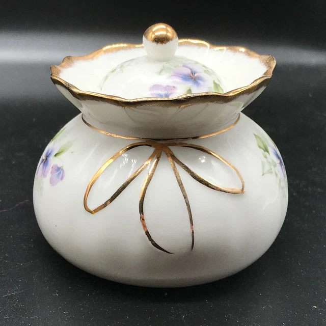 VINTAGE FINE BONE China Crown Lidded Pot £12.99 - PicClick UK