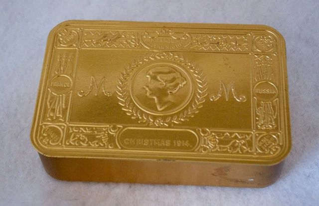REPRO GREAT WAR 1914 Christmas Box WW1 tin replica Daily Mail tobacco ...