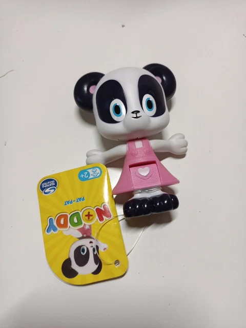 NODDY TOYLAND DETECTIVE Pat Pat Panda Plastic Toy Figure 9cm Spin ...