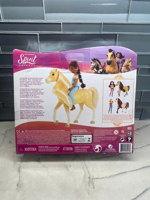 DREAMWORKS SPIRIT UNTAMED Pru & Chica Linda Set Pferd Reiter, 7in Puppe ...