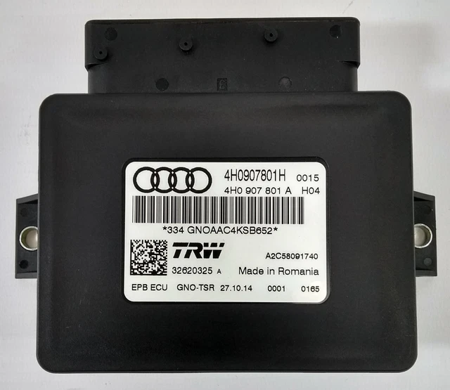 AUDI EPB ELECTRIC Parking Brake Control Unit Ecu A6 A7 C7 A8 4H0907801L ...