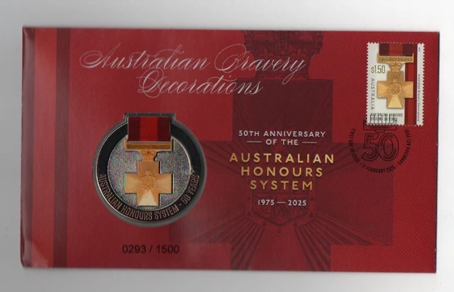 2025 AUSTRALIAN HONOURS System ltd. edition medallion PNC – Bravery ...