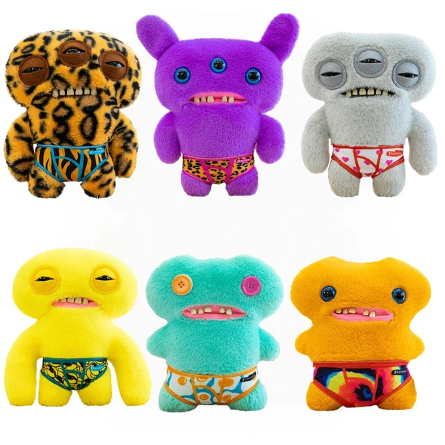 20CM FUGGLER FUNNY Ugly Monster Plush Doll Collectible Soft Stuffed Toy ...
