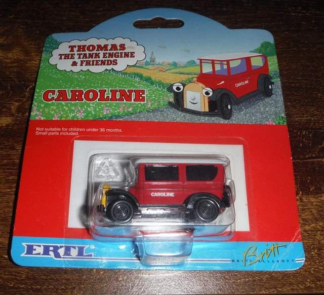 THOMAS THE TANK Engine & Friends ERTL Caroline Car DIECAST NEW & SEALED ...