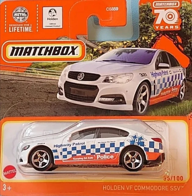 MATCHBOX 2023 HOLDEN Vf Commodore Ssv Police Car Free Shipping £9.99 ...