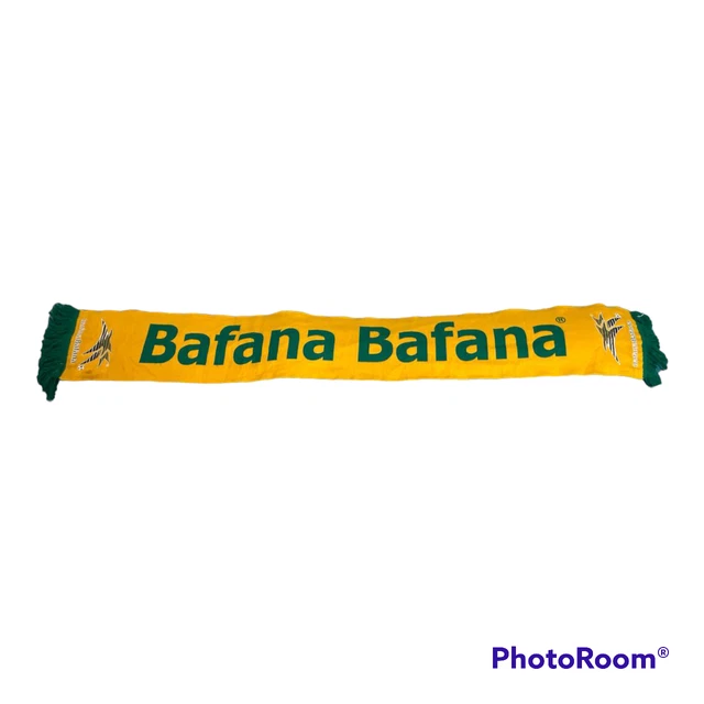 OFFICIAL SOUTH AFRICAN Bafana Bafana football soccer scarf green yellow ...
