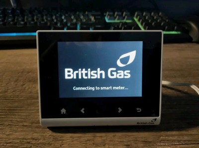 BRITISH GAS GEO smart meter dual energy monitor display with power ...