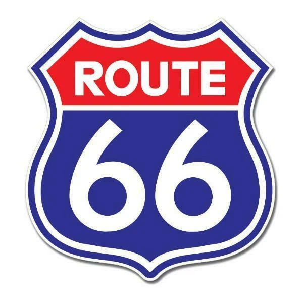 ROUTE 66 AMERICAN Freeway Sign Vinyl Sticker Decal car, bumper, phone ...