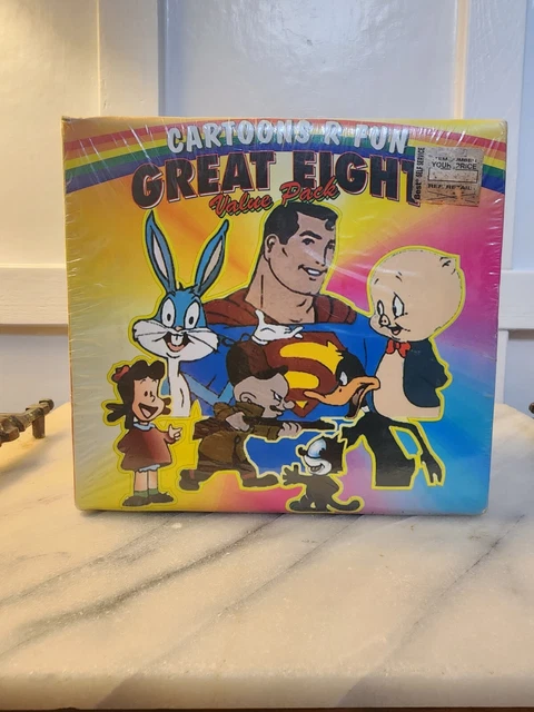 VHS VINTAGE CARTOONS R Fun Great Eight Value Pack Sealed Bugs Fudd ...