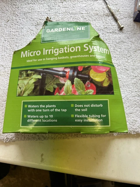 GARDENLINE MICRO IRRIGATION System With Florabest Water Timer. £7.99 ...