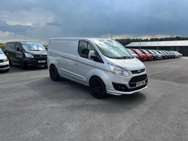 FORD TRANSIT CUSTOM Sport Swb 2.2 Tdci 170 Sport Van Silver ***Vat ...