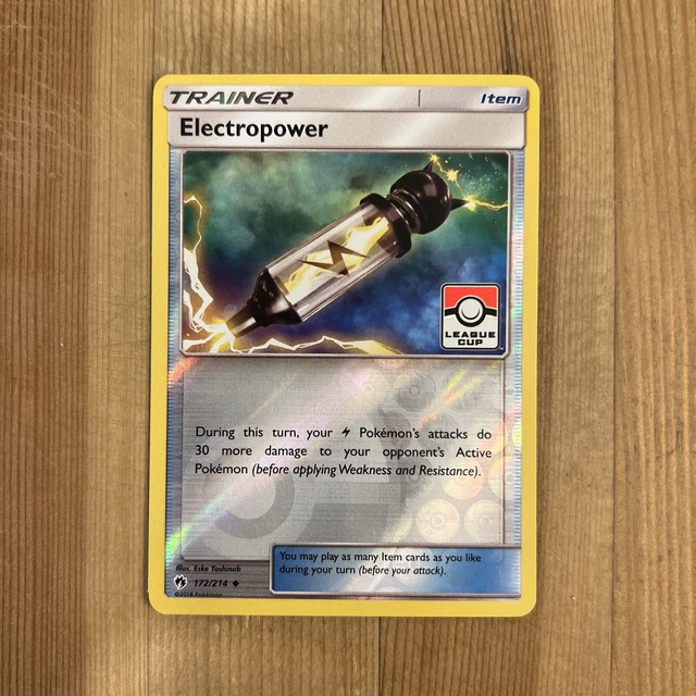POKÉMON TCG ELECTROPOWER Sun & Moon - Lost Thunder 172/214 Promo ...
