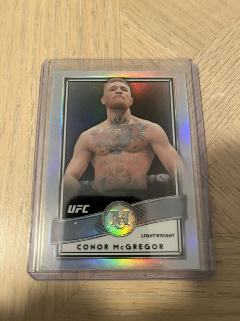 2017 TOPPS UFC Museum Collection Conor McGregor Refractor /99 Sharp ...