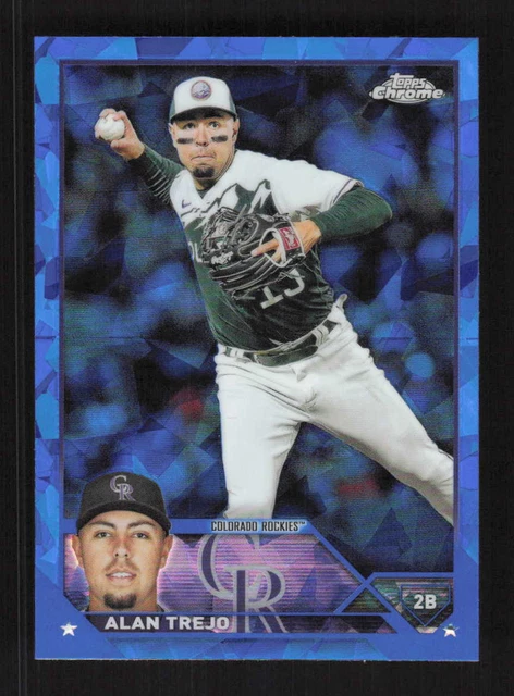 ALAN TREJO 2023 Topps mise à jour chrome saphir Colorado Rockies # ...