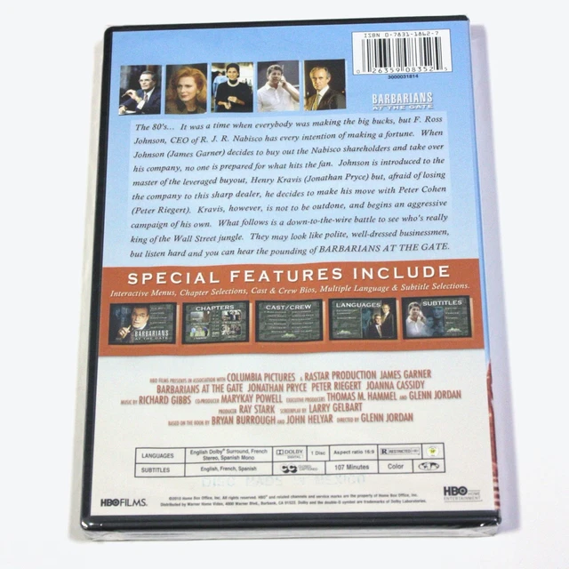 BARBARIANS AT THE Gate DVD - James Garner - New - Joanna Cassidy ...