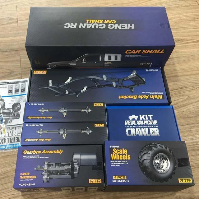 1/10 HG P407 4WD RC Pickup 4x4 Rally Car Racing Crawler Chassis Gearbox ...