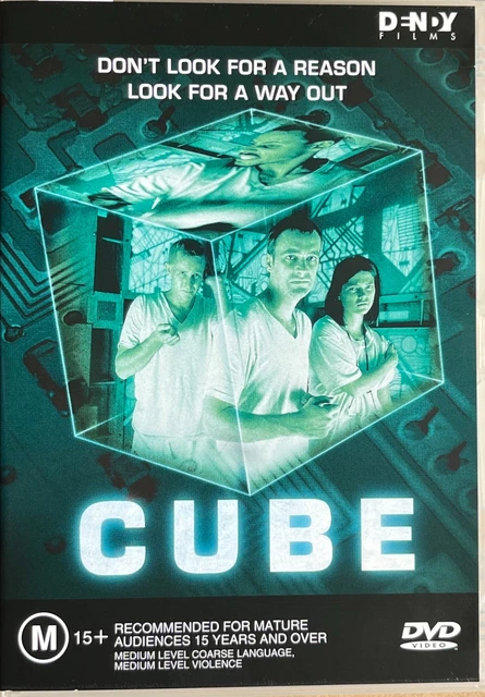 CUBE DVD 1997 Vincent Natali Nicole De Boer Maurice Dean Wint AS NEW ...
