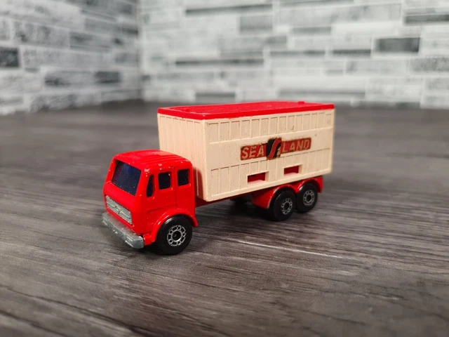 VINTAGE MATCHBOX SUPERFAST No.42 Mercedes Container Truck Sea Land EUR ...