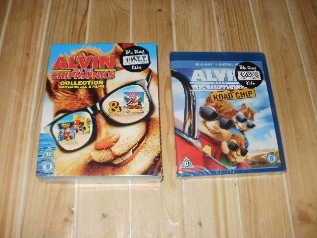 ALVIN AND THE Chipmunks Triple Pack & The Road Chip Blu Ray *NEW ...