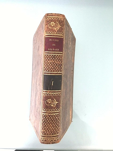 THÉÂTRE DE JEAN-FRANÇOIS Regnard édition Pierre Didot l'Aîné Paris 1819 ...