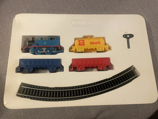 THOMAS THE TANK Engine clockwork train set hornby with key £35.00 ...