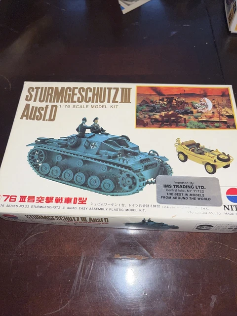 NITTO KAGAKU 1/76 WW2 GERMAN STURMGESCHUTZ III Ausf.D StUG ASSAULT GUN ...