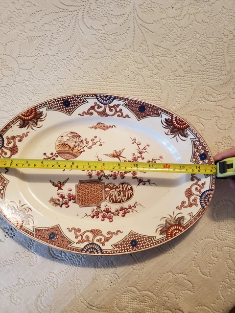 ANTIQUE 1800S AESTHETIC Japonism Furnival Formosa Bamboo Fan Serving ...