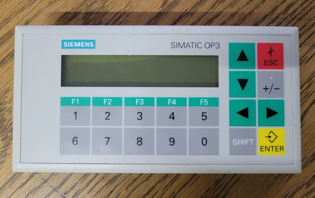 SIEMENS SIMATIC OP3, Operator Panel, 6AV3503-1DB10 EUR 195,00 - PicClick DE