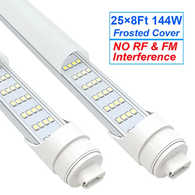 8FT 2 PIN Led Bulb Av85-277V Output R17D/Ho Base 144W 6500K Daylight ...
