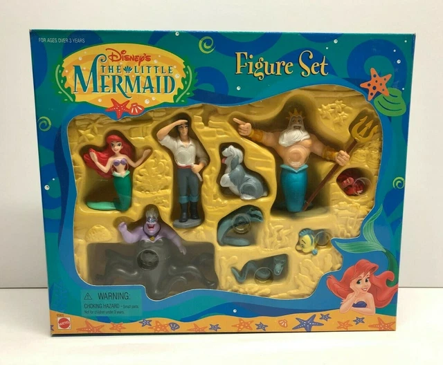 DISNEY'S THE LITTLE MERMAID Figure Set No. 65920 by Mattel, Ariel ...