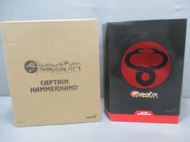 FIGURINE ARTICULÉE THUNDERCATS Ultimates CAPTAIN HAMMERHAND 7" complète ...