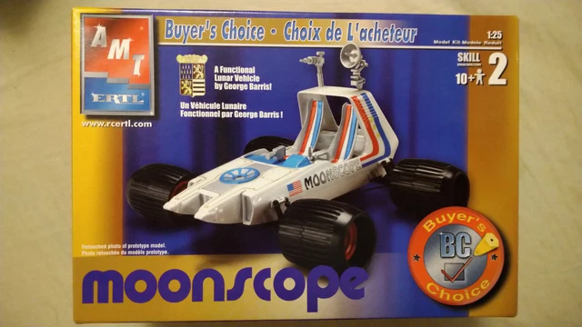MOONSCOPE AMT ERTEL Bausatz 1:25 model kit SciFi mondauto EUR 15,00 ...