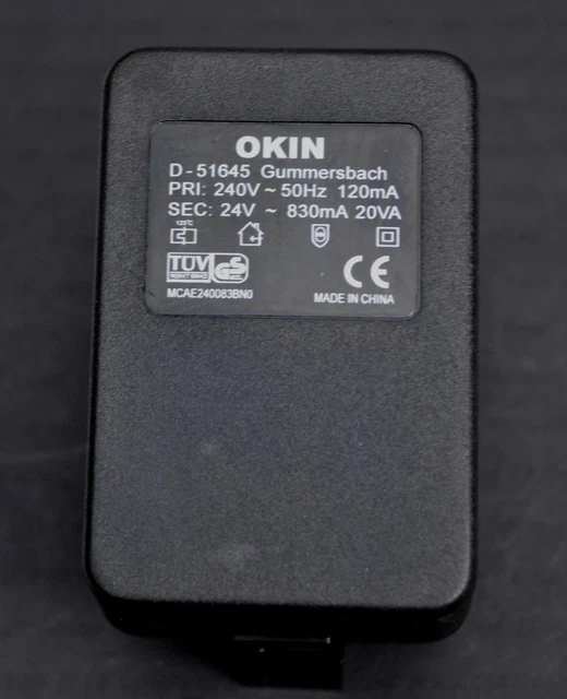 OKIN GUMMERSBACH TRANSFORMER / Ac Adaptor D-51645 (9074) £16.95 ...