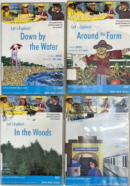 LET'S EXPLORE DVD Series for Grades K-12 Kindergarten 1st 2nd Grade ...