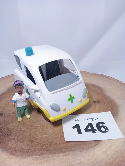 FIREMAN SAM AMBULANCE Vehicle & Nurse Flood Figure Toys LW146 Play £9. ...