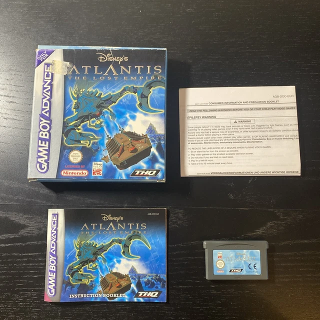 DISNEY'S ATLANTIS THE Lost Empire Gameboy Advance Nintendo GBA ...