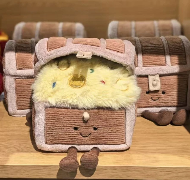 VALENTINE'S JELLYCAT AMUSEABLES Treasure Chest Plush Doll NEW with Tag ...