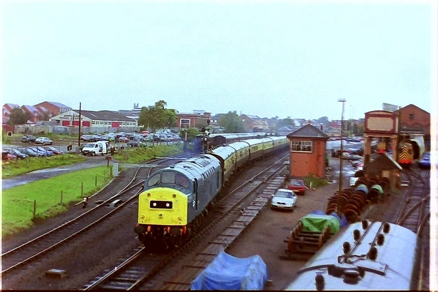 35MM RAILWAY COLOUR Negative Class 40 145 at Kidderminster £1.75 ...