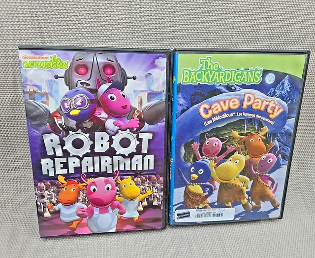 BACKYARDIGANS CAVE PARTY & Robot Repairman Nickelodeon 2006 2009 2 DVD ...