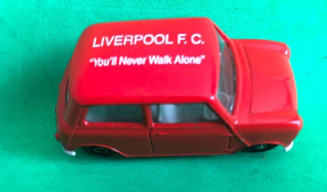 1/43 SCALE CORGI CLASSIC MINI in LIVERPOOL "YOU'LL NEVER WALK ALONE ...