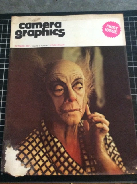 VINTAGE CAMERA GRAPHICS Magazine First Issue October 1971 Vol 1 No. 1 ...
