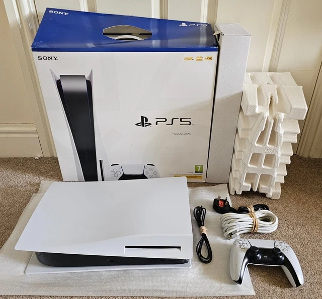 SONY PS5 BLU-RAY Edition Console - White £330.00 - PicClick UK