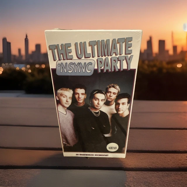 THE ULTIMATE NSYNC Party VHS Demo Promo Screener Sealed 1999 Justin ...