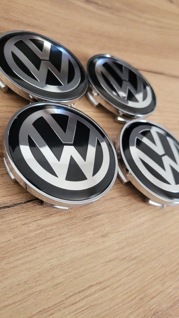 4× CENTRE DE roue VW 63mm Cache moyeux de Jante VW Enjoliveurs ...