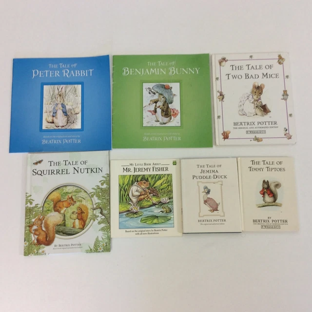 BEATRIX POTTER PETER Rabbit Preschool Kindergarten 1st Grade 7 Picture ...