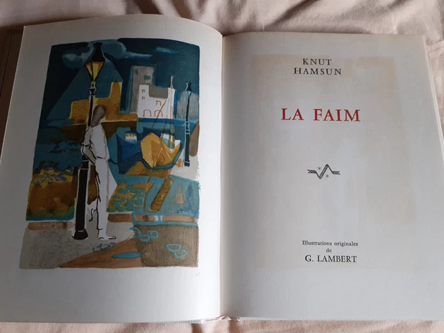 COLLECTION PRIX NOBEL Rombaldi - Knut HAMSUN - LA FAIM - prix 1920 EUR ...