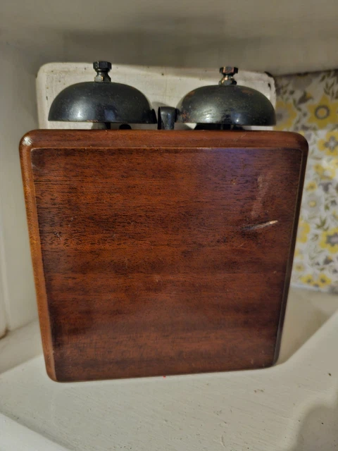 VINTAGE GPO TELEPHONE Wooden Bell Box £24.62 - PicClick UK