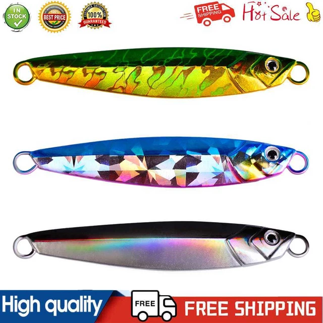 METAL CAST JIG Spoon Shore Casting Sea Bass Fishing Lure Artificial Bait Tackle EUR 6,01 ...