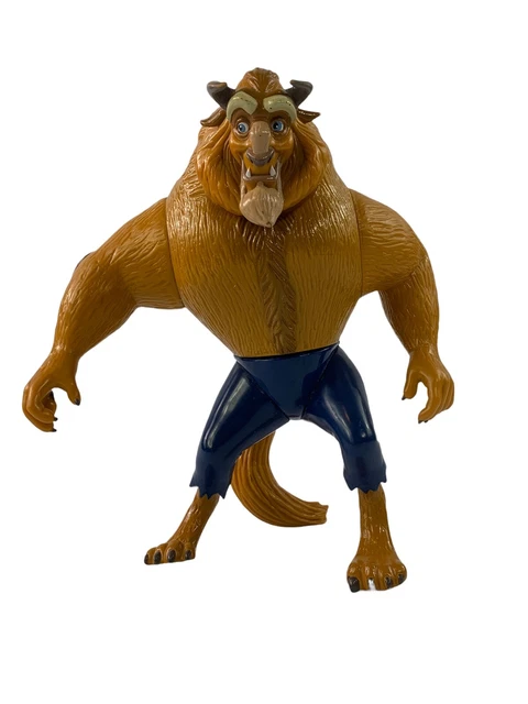VINTAGE 1990'S DISNEY Beauty & The Beast 9" Shirtless Beast Figure $44. ...