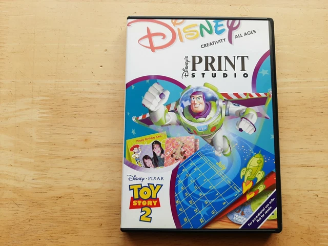 DISNEY'S PIXARS TOY Story 2 Print Studio Windows 95 98 Creativity All ...